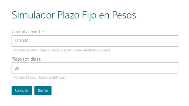¿Cuánto Paga Banco Nación por tu Plazo Fijo? | TODO CALCULADORAS