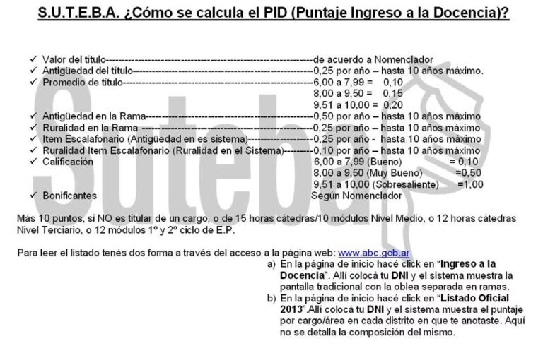 Calculando el Puntaje Docente: Guía Completa | TODO CALCULADORAS