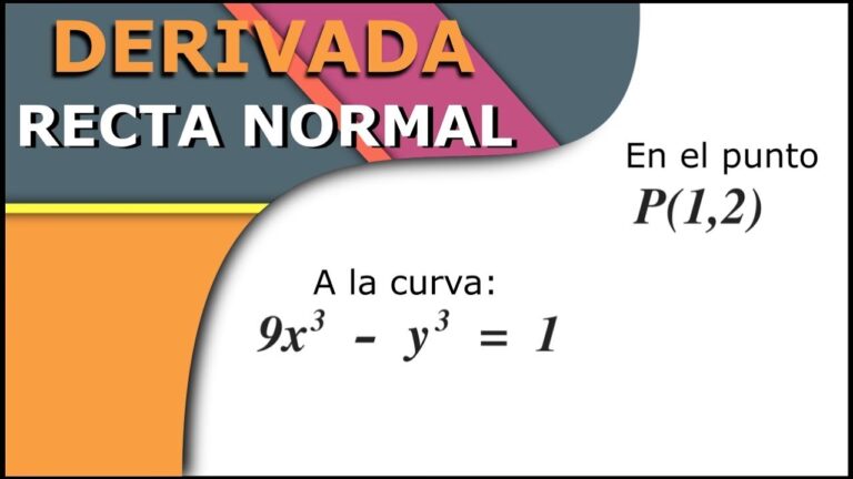 Dominando la Recta Normal de una Curva | TODO CALCULADORAS