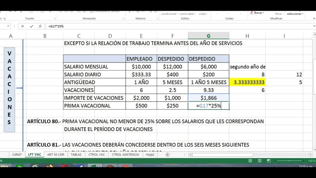 Calculando Vacaciones y Prima Vacacional: Guía Completa | TODO CALCULADORAS